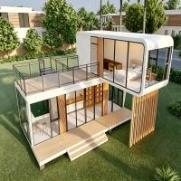 China Premium Movable Modular Apple Cabin Prefab Container House for Hotel Accommodation Tiny Vacation Villa Home for sale