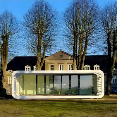 China Backyard Studio Apple Cabin Steel Structure Prefab Pod Solar Powered Eco-Friendly Energy-Saving Heat Insulated Waterproof for sale