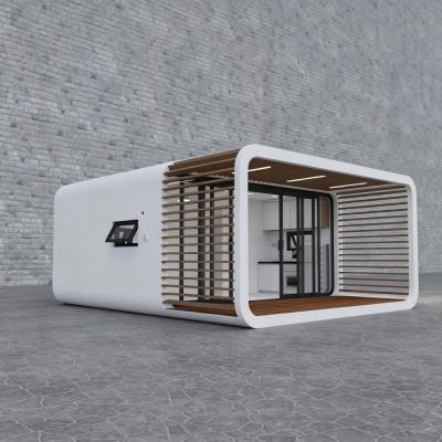 China Sturdy Steel Apple Cabin Prefab Pod Solar Powered Eco-Friendly Backyard Studio Heat Insulated Waterproof for sale