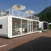 China Weatherproof Steel Mini Capsule Villa, Pre-assembled Modular Home for Hospitality and Apple Storage Depot for sale