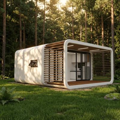 China Modular Prefabricated Vessel Building, Waterproof Steel Frame Movable Home for Office Space and Hotel Guest Rooms for sale