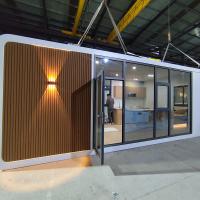 China Modular Prefabricated Vessel Building, Waterproof Steel Frame Movable Home for Office Space and Hotel Guest Rooms for sale