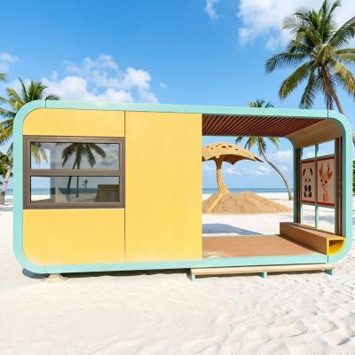 China All Weather Resistant Steel Prefab Pod Villa, Preassembled Modular Tiny Building for Hospitality Apple Storage Warehouse for sale