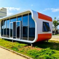China Prefinished Modular Mini Steel Pod House, All Climate Adaptable Prefab Villa for Hotel Accommodation for sale