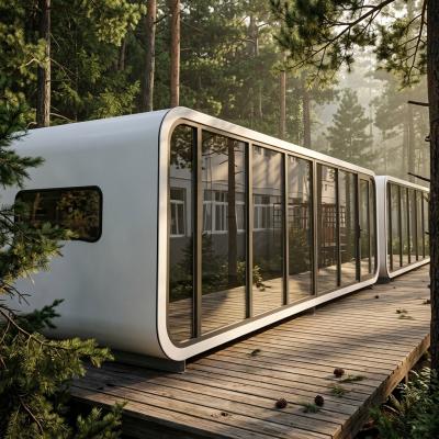China Prebuilt Modular Movable Vessel Construction, Sealed Waterproof Steel Frame Designed for Business Offices for sale