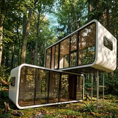 China Preassembled Mobile Apple Container Cabin, Wide Temperature Tolerance Prefabricated Unit for Hospitality Projects for sale