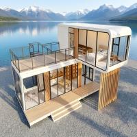 China Preassembled Mobile Apple Container Cabin, Wide Temperature Tolerance Prefabricated Unit for Hospitality Projects for sale