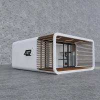 China Eco Steel Fireproof Preassembled Cabin, Convenient Flat Pack Modular Container House Used for Outdoor Park Construction for sale