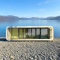 China Durable Eco Steel Prebuilt Cabin, Fast Assemble Flat Pack Container House Applied in Outdoor Park Development for sale