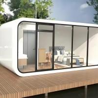 China Environment Oriented Robust Steel Preassembled Chalet, Simple Split Pack Container Premise for Park Supporting Construction for sale