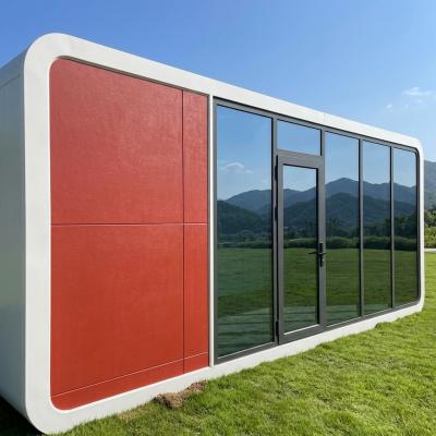 China Solid Steel Prebuilt Hut, Easy Split Pack Prefabricated Box Structure for Suburban Camping Base Construction for sale