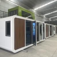 China Long-Lasting Steel Prebuilt Cottage, Trouble-Free Split Pack Prefab Box Structure for Glamping Campground Construction for sale