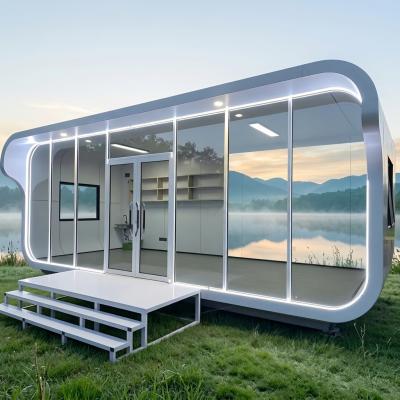 China Eco-Centric Steel Prefabricated Bungalow, Effortless Knockdown Modular Container Unit for Glamping Base Auxiliary Construction for sale