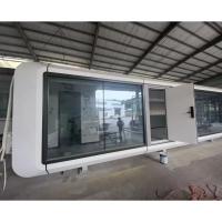 China Modern High-Tech Stylish Mobile Space Capsule Home High Quality Steel Structure Solar Panels Waterproof Eco-Friendly Intelligent for sale