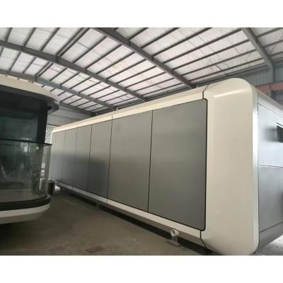 China High Quality Modern Outdoor Glamping Pod Steel Structure with Solar Panels & Portable Mobile Vessel Space Capsule for sale