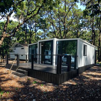 China Integrated Sandwich Panel Prefab Apartment House with Modern Design Waterproof Features 1 Year Warranty for sale