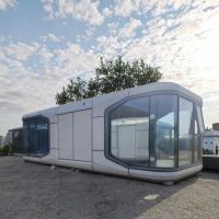 China 2025 Integrated Modern Eco-Friendly Prefabricated Steel Space Eco-Friendly House Capsule Container for Villa Office Shop Toilet for sale