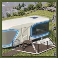 China Factory Direct Outdoor Camping Cabin House Mobile Home Prefabricated Space Capsule for Hotel Use Intelligent System Sales for sale
