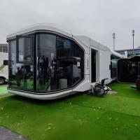 China Manufacturer Direct Contemporary Prefab Steel Villa Custom Designed Tiny Home Inspired by Space Capsules Modular Tiny House for sale