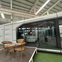 China Manufacturer Direct Contemporary Prefab Steel Villa Custom Designed Tiny Home Inspired by Space Capsules Modular Tiny House for sale