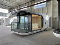 China Future-Style Mobile Capsule Housing Prefabricated Steel Container Houses Independent Space for Use  Modular Tiny House for sale
