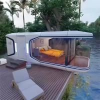 China Modern Micro Luxury Stylish Glamping Capsule Intelligent Space System-Prefab Container House Modular Tiny House Design for sale