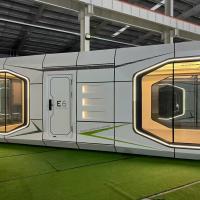 China Modern Micro Luxury Stylish Glamping Capsule Intelligent Space System-Prefab Container House Modular Tiny House Design for sale