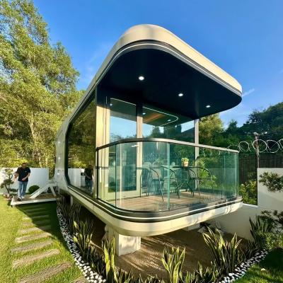 China Modern Durable Capsule Prefabricated Mobile Container House for Outdoor Scenic Area Tourist Accommodation for sale