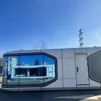 China Modern Durable Capsule Prefabricated Mobile Container House for Outdoor Scenic Area Tourist Accommodation for sale