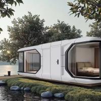 China Modern Durable Capsule Prefabricated Mobile Container House for Outdoor Scenic Area Tourist Accommodation for sale