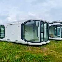 China Modern Durable Capsule Prefabricated Mobile Container House for Outdoor Scenic Area Tourist Accommodation for sale