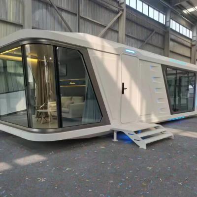 China High Quality  Modular Steel Prefab House for Villa Hotel Office Resort Fast Delivery Space Capsule Apartment Vessel House for sale