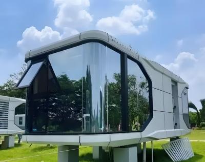 China Custom-Designed Luxury Portable Prefab Houses Mobile Space Pods High-End Portable Capsule Homes for sale