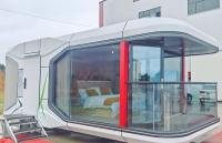 China Custom-Designed Luxury Portable Prefab Houses Mobile Space Pods High-End Portable Capsule Homes for sale