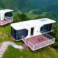 China Customizable Tiny Home Prefabricated Houses Inspired by Steel Villas Directly Designed by Manufacturer for sale