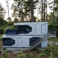 China Prefab House and Office Steel Space Capsule for Camping for Courtyard Use Durable Steel Structure for sale