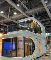 China Prefab House and Office Steel Space Capsule for Camping for Courtyard Use Durable Steel Structure for sale
