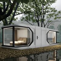 China Factory Direct Modern Square Outdoor Travelling Camping Custom Prefab Houses Eco-Friendly Waterproof Durable Safe Easy for sale