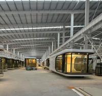 China Modern Design Portable Restaurant Prefabricated Steel Container House with Panoramic Balcony for Camping Space Capsule for sale