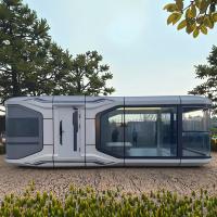 China Eco-Friendly Modern Design Prefab House Steel Space Capsule for Office Camping Courtyard  Modular Tiny House for sale