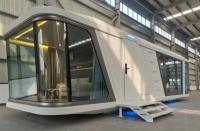 China Eco-Friendly Prefabricated House Economical Steel Structure Container Home Office Space Capsule Futuristic House for sale