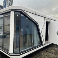 China Luxury Garden House Capsule Prefab Modular Steel Prefabricated Villas for Hotel Mobile Home Camping Space Capsule for sale