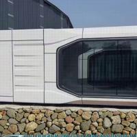 China Luxury Garden House Capsule Prefab Modular Steel Prefabricated Villas for Hotel Mobile Home Camping Space Capsule for sale