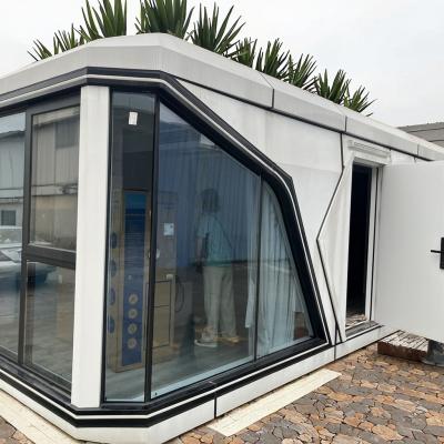 China Modular Prefabricated Steel Villas by Space Capsule for Garden House Capsule Mobile Home Camping or Hotel Use Prefab Houses for sale