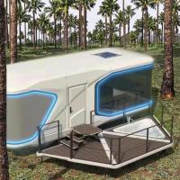 China Modular Prefabricated Steel Villas by Space Capsule for Garden House Capsule Mobile Home Camping or Hotel Use Prefab Houses for sale