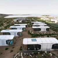 China Modular Prefabricated Steel Villas by Space Capsule for Garden House Capsule Mobile Home Camping or Hotel Use Prefab Houses for sale