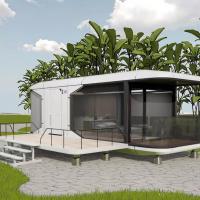 China Outdoor Potable House for Office Building Apartment for Starry Office Postal Kiosk Sales Booth Scenic Warehouse Space Hotel for sale