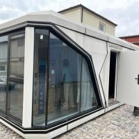 China Eco-Friendly Modern Design Prefab House Economical Container Home Steel Space Capsule for Office Camping Courtyard Use for sale