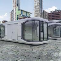 China Durable Space Capsule Hotel & House Container Houses Made with Sandwich Panel Material  potable house for sale
