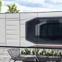 China Durable Space Capsule Hotel & House Container Houses Made with Sandwich Panel Material  potable house for sale